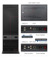 China Infrared Touch Screen Digital Signage with Full HD Resolution and Multi-OS Support for Interactive Display for sale