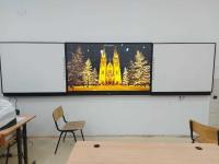 China Interconnected Blackboard Recordable Side boards Smart Whiteboard for Classroom for sale
