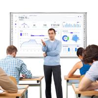 China 96 Inches Optical Interactive Whiteboard with Optical Imaging Touch Technology and 1920x1080 Pixels Resolution for sale