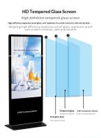 China Digital Signage Players with Touch for Indoor Use Standing Smart Board Kiosk LED Advertising Machine Display for sale