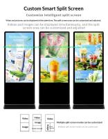 China 43 50 55 Inch Floor Standing Commercial Lcd Advertising Display Touch Screen Monitor Digital Signage Kiosk for sale