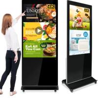 China Linux Operating System Digital Signage with 4000 1 Contrast Ratio Enabling Clear Bright Visuals and Easy Content Updates for sale