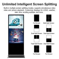 China 49 Inch LCD Screen Digital Signage with Wall Mounted or Free Standing Installation and I3/I5/I7 CPU Optional for Corporate Lobbies for sale
