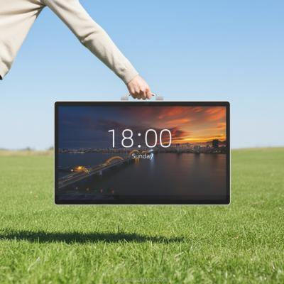 China 24.5 Inch Portable Touch Screen Kiosk with Android 14 1080p Resolution and Google EDLA Certification for sale