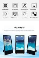 China 32/45 Floor-standing Touch Screen Kiosk with Android System Remote Management and Vertical Display Mode for Interactive Digital Signage for sale