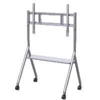 China Mobile Stand Mobile TV Cart for Interactive displays Smart TV fit for size 65-86 inch for sale