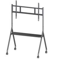 China Mobile Stand Mobile TV Cart for Interactive displays Smart TV fit for size 65-86 inch for sale