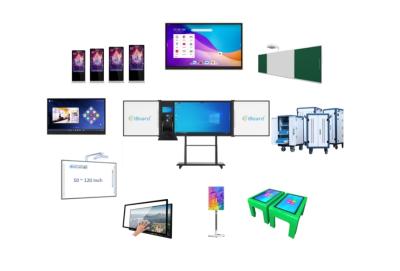 China Multi Languages Optional All in one display with smart boards including builtinspeakers 2 X 15W enabling communication and interactive learning for sale