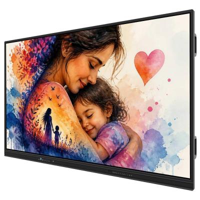 China Iboard Smart Android USB HDMI TYPE-C RJ45 Touch Monitor 75 Inch Wifi For Meetings Learning for sale