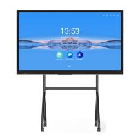 China 75 inch Smart Board Interactive Touch Screen Display Whiteboard for sale