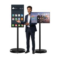 China 32 Inch Android Portable Touch Screen Kiosk with Multi-touch Capacitive Screen for Interactive Digital Signage for sale