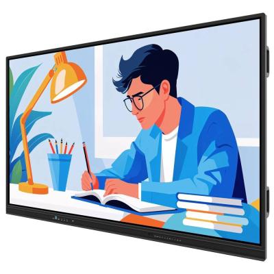 China 75 Inch Android PC Smart Panel Wifi HDMI USB 50 Touch Points For Meeting Office for sale