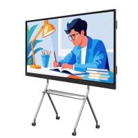 China 75 Inch Android PC Smart Panel Wifi HDMI USB 50 Touch Points For Meeting Office for sale