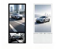 China Wall Touch Screen Monitor Media Digital Signage 43 55 65 Inch For Shop Bank Mall USB for sale