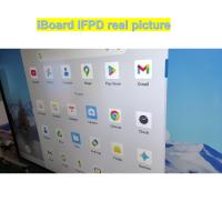 China Popular Interactive Flat Panel 55 Inch 4k Resolution Smart Touch with New Android System Equipment for Classroom Office Meeting for sale