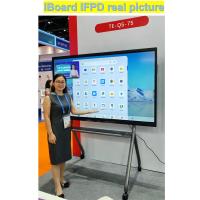 China iBoard Interactive Flat Panel 86 Inch 4k Resolution Smart Touch with New Android System Equipment for Classroom Office Meeting for sale