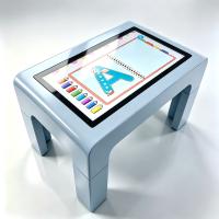 China PCAP Touch Screen Table 32 43 55 Inch PC Win OS Detachable Legs For Kids Pre-education Meetings for sale