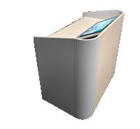 China 23.8 Inch Digital Podium Touch Table Desk Cabinet For Classroom Teaching Office Meeting for sale