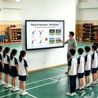 China Latest D-LED LCD Interactive Smart Whiteboard 86 inch 8GB+128GB for sale