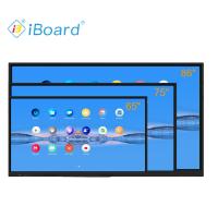 China iBoard Interactive Flat Panel 86 Inch 4k Resolution Smart Touch with New Android System Equipment for Classroom Office Meeting for sale
