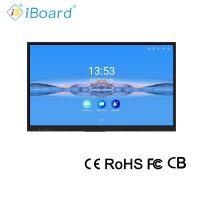 China Popular Interactive Flat Panel 65 Inch 4k Resolution Smart Touch with New Android System Equipment for Classroom Office Meeting for sale