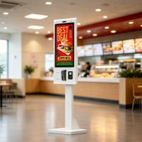 China Self-ordering kiosk 23.8 inch Floor-standing for Restaurant Dining ordering for sale