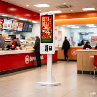 China Self-ordering kiosk 23.8 inch Floor-standing for Restaurant Dining ordering for sale