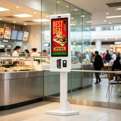 China Self-ordering Kiosk 27 inch Floor-standing for Restaurant Dining ordering for sale