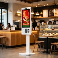 China Self-ordering Kiosk 27 inch Floor-standing for Restaurant Dining ordering for sale