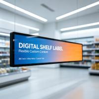 China Indoor Stretched Bar LCD Display Advertising Display for shelf digital signage for sale