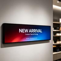 China Indoor Stretched Bar LCD Display Advertising Display for shelf digital signage for sale