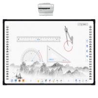 China iBoard Factory Digital Smart Whiteboard Aluminum Frame Nano Ceramic Surface For Classroom Teaching Touch Panel Interactive Whiteboard for sale