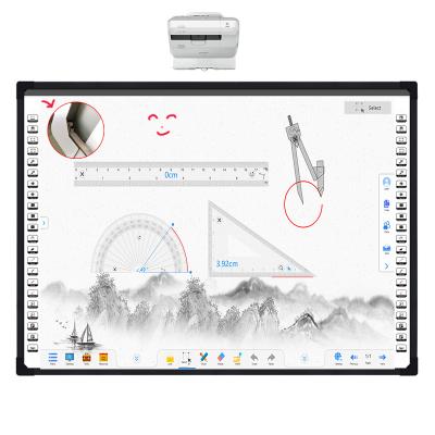 China 20 Touch Point Interactive Whiteboard 16 9 Aspect Ratio for B2B Collaboration and Learning for sale