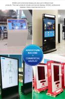 China Digital Advertising Monitor with 10 Capacitive Touch Points for Wall or Floor Stand Installation and Customizable Dashboards for sale