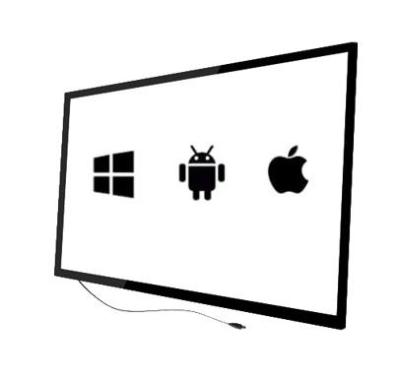 China 32 IR Touch Frame Interactive touchscreen overlay 27~300 inch Customized size for sale