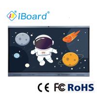 China 50000 Hrs Interactive Flat Panel Dual System No Side Bar With Camera for sale