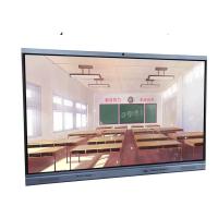 China 50000 Hrs Interactive Flat Panel Dual System No Side Bar With Camera for sale