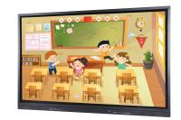 China 3840*2160 LCD Smart Board 16G 32G EMMC Bluetooth Wifi LAN for sale