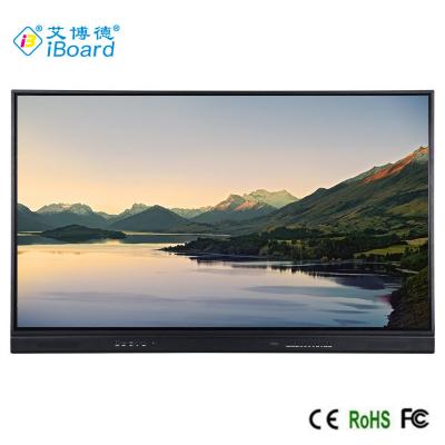 China Interactive Flat Panel Smart Board 75 inch Touch Screen display for Conference School for sale