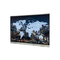 China 75 Inch Interactive Touch Screen Whiteboard 1651x929mm, Android8.0, Black and Silver for sale