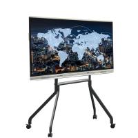 China 75 Inch Interactive Touch Screen Whiteboard 1651x929mm, Android8.0, Black and Silver for sale