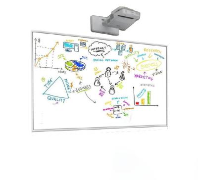 China 120 Inch Interactive Whiteboard with Infrared Touch and Gesture Recognition for Education and Business for sale