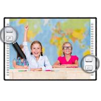 China 32768*32768 Resolution Interactive Whiteboard with 10 Touch Points and Infrared Touch Technology for sale