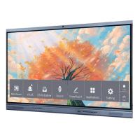 China 20Touch Point 75 Inch LCD Smart Board For Interactive Touch Solutions In School Office Conference Interactive flat Panel for sale