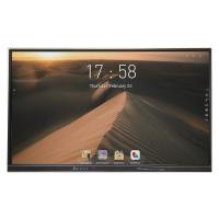 China 65 Inch 4mm Tempered Glass IR Interactive Whiteboard 4K DLED Screen for sale