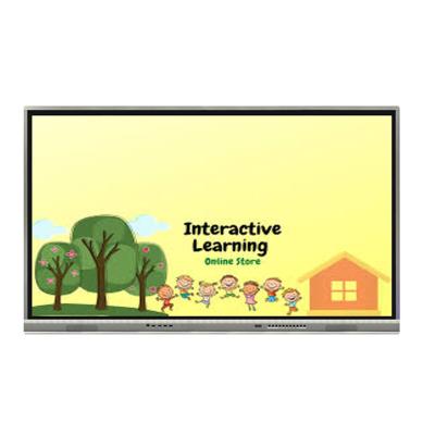 China Gray Black Frame Color LCD Smart Board with 50000 Hrs Life Cycle for sale