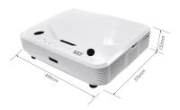 China 4K Ultra Short Throw Laser Projector 3600lm Portable Projector For Interactive Whiteboard for sale
