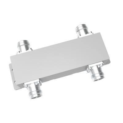 China 600-4000MHz 2-in 2-out 4.3-10 Female Hybrid Coupler with -163dBc PIM and 500W Power Handling for sale