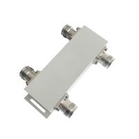 China 698-2700MHz 2x2 Hybrid Coupler with 4.3-10F Interface, 500W Power Handling, -163dBc PIM for sale