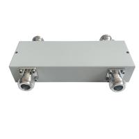 China 698-2700MHz 2x2 N Female Hybrid Coupler with 3.6dB Insertion Loss and 300W Power Handling for sale
